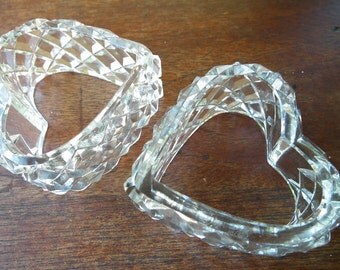 Glass napkin rings | Etsy