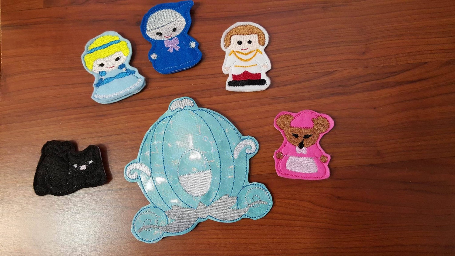 Cinderella Finger Puppet Set