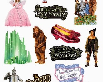 Wizard of oz sticker | Etsy