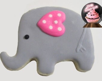 Unique elephant cookie related items | Etsy