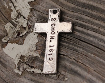 Dog tag cross | Etsy