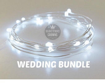 10-30pc Rustic Wedding Decor String Lights by ElectricCrowns