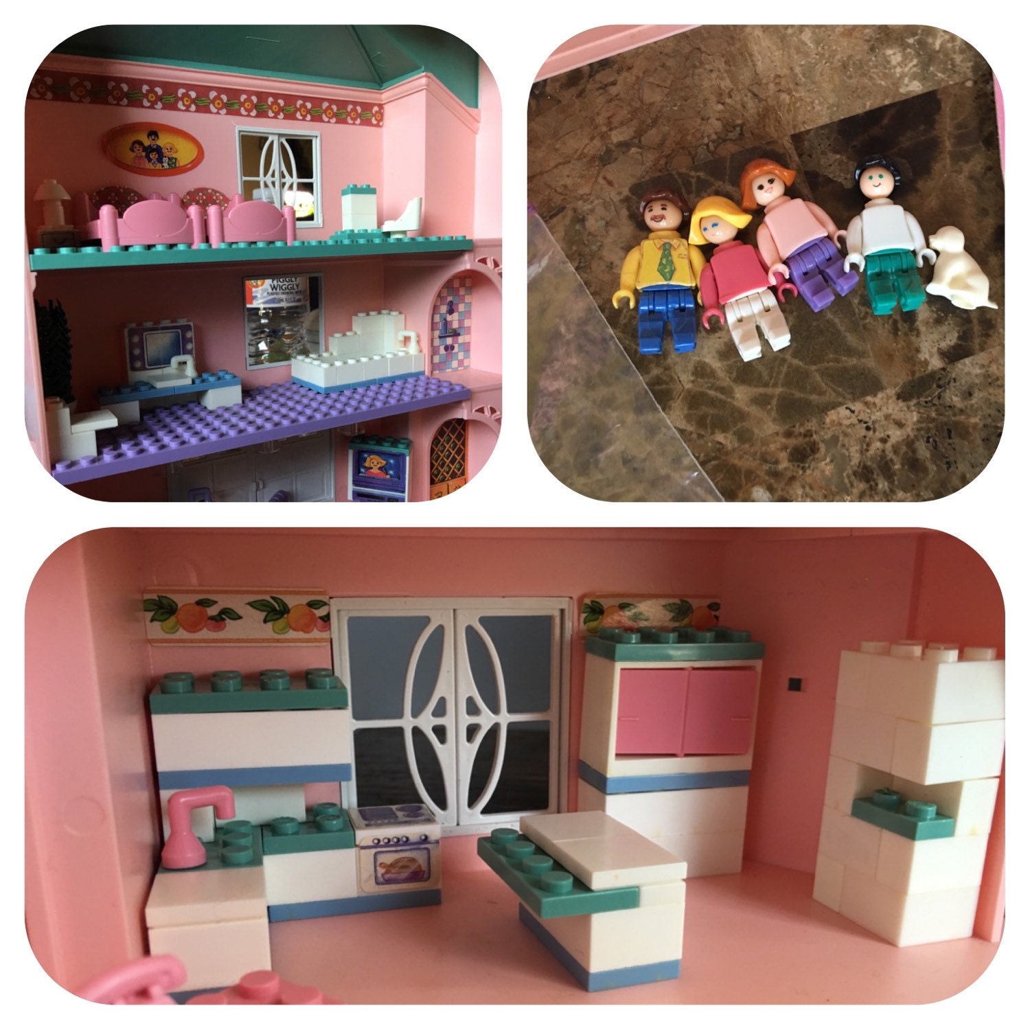 Mega Bloks Fantasy Brick Build and Decorate Dream Doll House