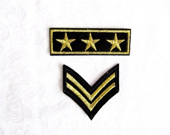 Unique black and gold patch related items | Etsy