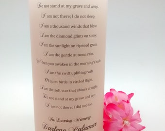 Candle poem | Etsy