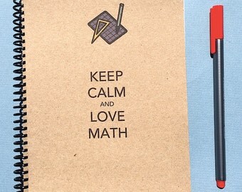 Keep calm love math | Etsy