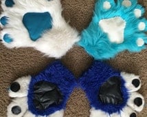 Unique fursuit paws related items | Etsy