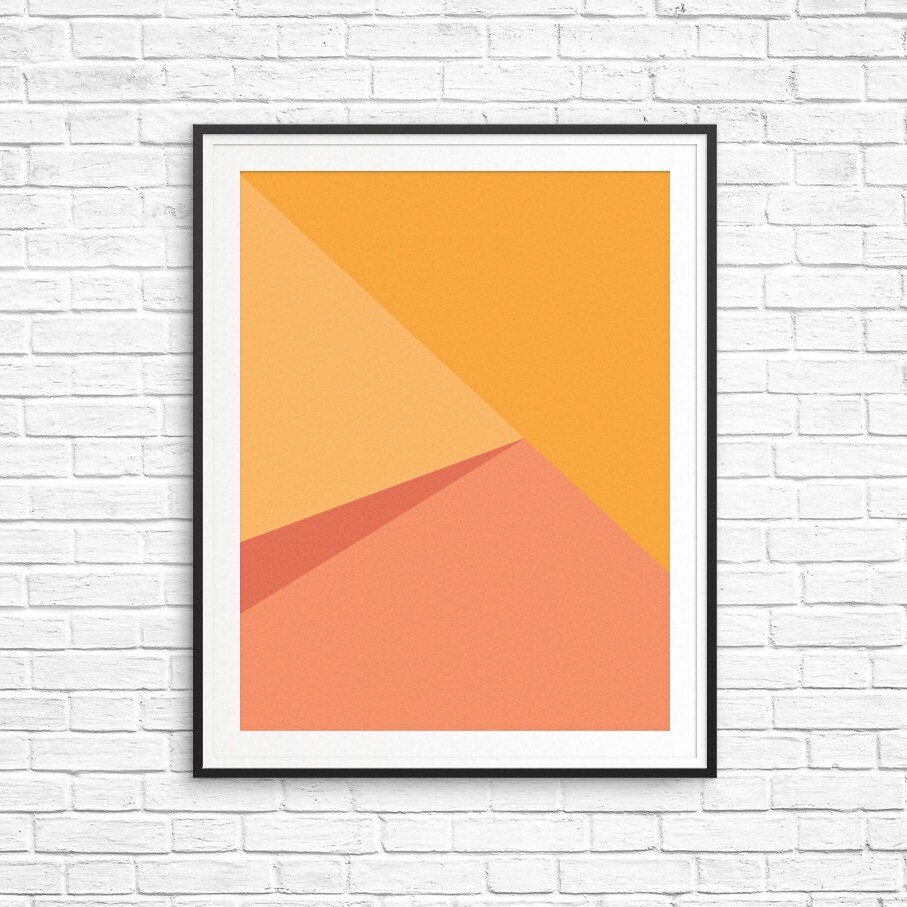 Geometric Print Instant Download Printable Art by OjuDesign