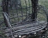 Items similar to Rustic Willow Chair on Etsy