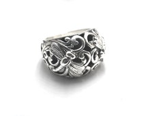 Unique cast silver ring related items | Etsy