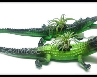 Alligator planter | Etsy