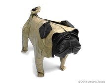 Unique origami dog related items | Etsy