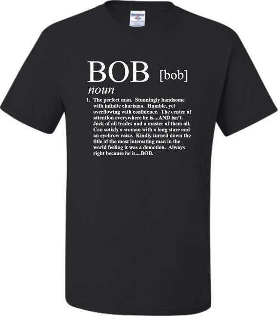 Adult Definition Of Bob Funny T-Shirt