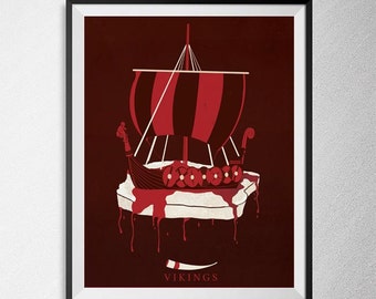 Viking poster | Etsy