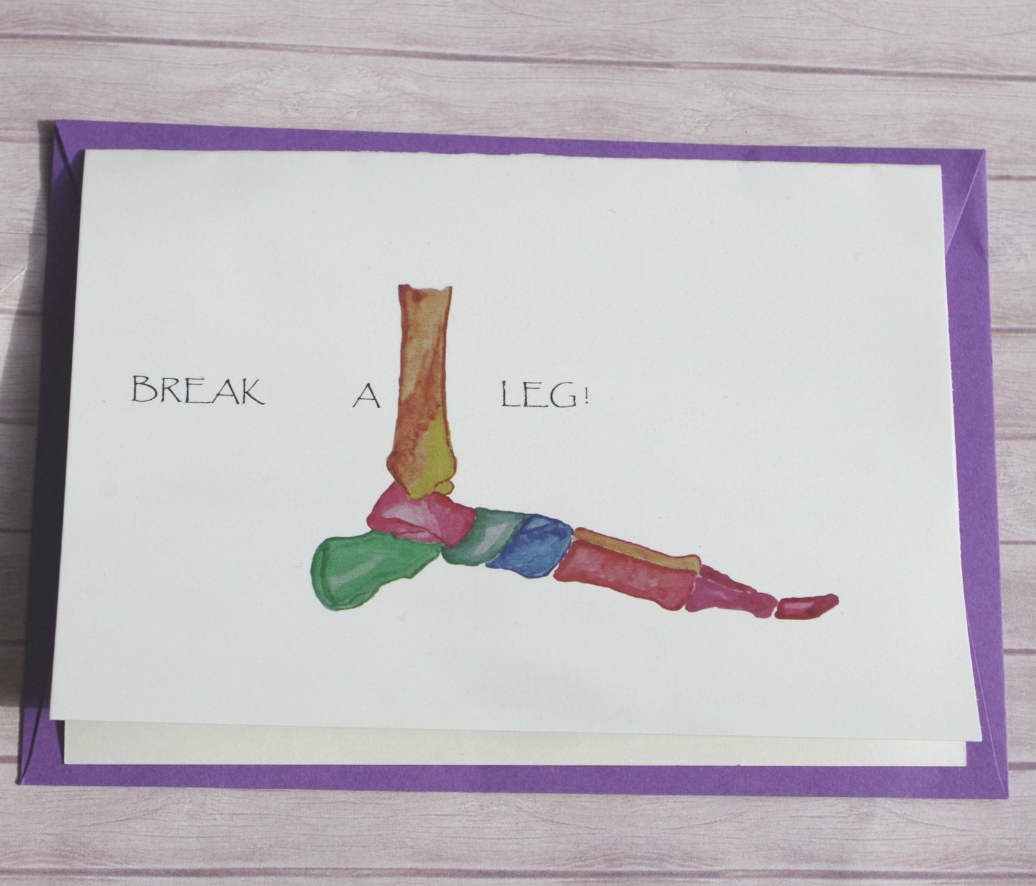 Gift for Dancer Good Luck Card Dancer Card Theatre by MedPapers