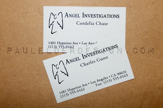Angel Business cards Customizable Digital Download