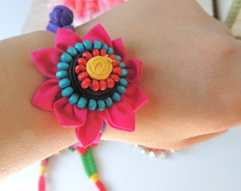 Fabric wristbands | Etsy