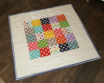 Baby Quilt Handmade Child Bright Riley Blake Hello Sunshine