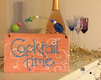 Cocktail hour sign | Etsy