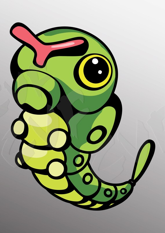 Vector POKEMON character Worm ai eps png pdf svg jpg