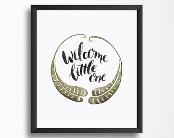 Welcome little one | Etsy