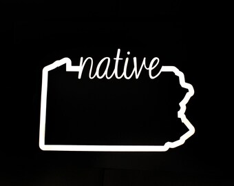 Pennsylvania decal | Etsy