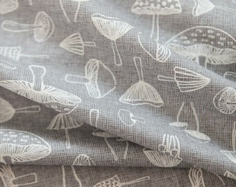 Mushroom fabric | Etsy