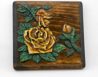 Paper mache relief | Etsy