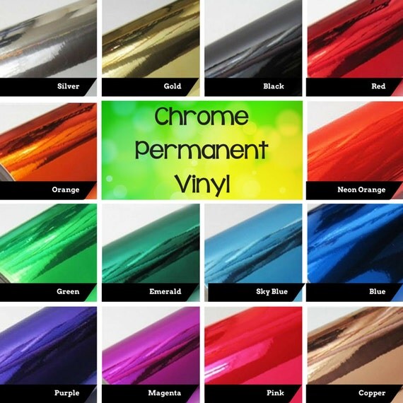Metallic Chrome Vinyl/Specialty by LemonLimeSupplyCo on Etsy