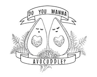 Items similar to Antique Avocado Print Avocado Art Poster Prints Art ...