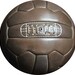 VINTAGE SOCCER BALL Vintage Leather Soccer by VintageFootballInc