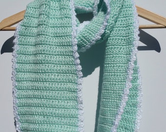 Unique crochet edge scarf related items | Etsy