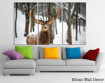 Deer antler wall art | Etsy