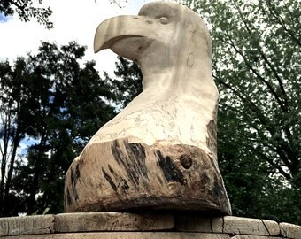 Unique hawk sculpture related items | Etsy