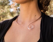 Unique wire choker related items | Etsy