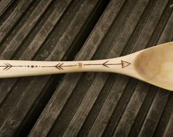 Pyrography spoon | Etsy