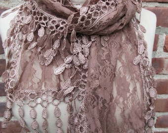 Lace infinity scarf | Etsy