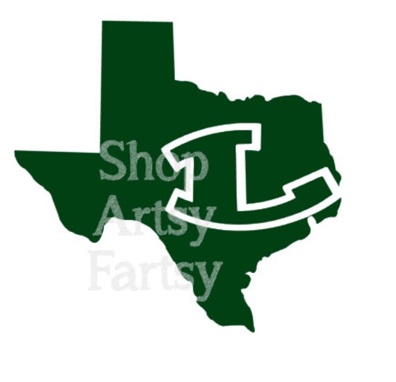Longview Lobos Custom Decal by ShopArtsyFartsy on Etsy