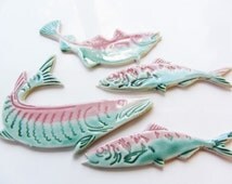 Unique fish tile related items | Etsy