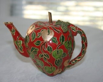 Apple teapot | Etsy