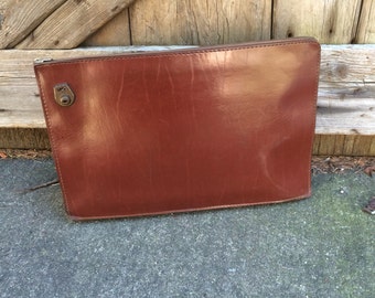 Leather portfolio | Etsy