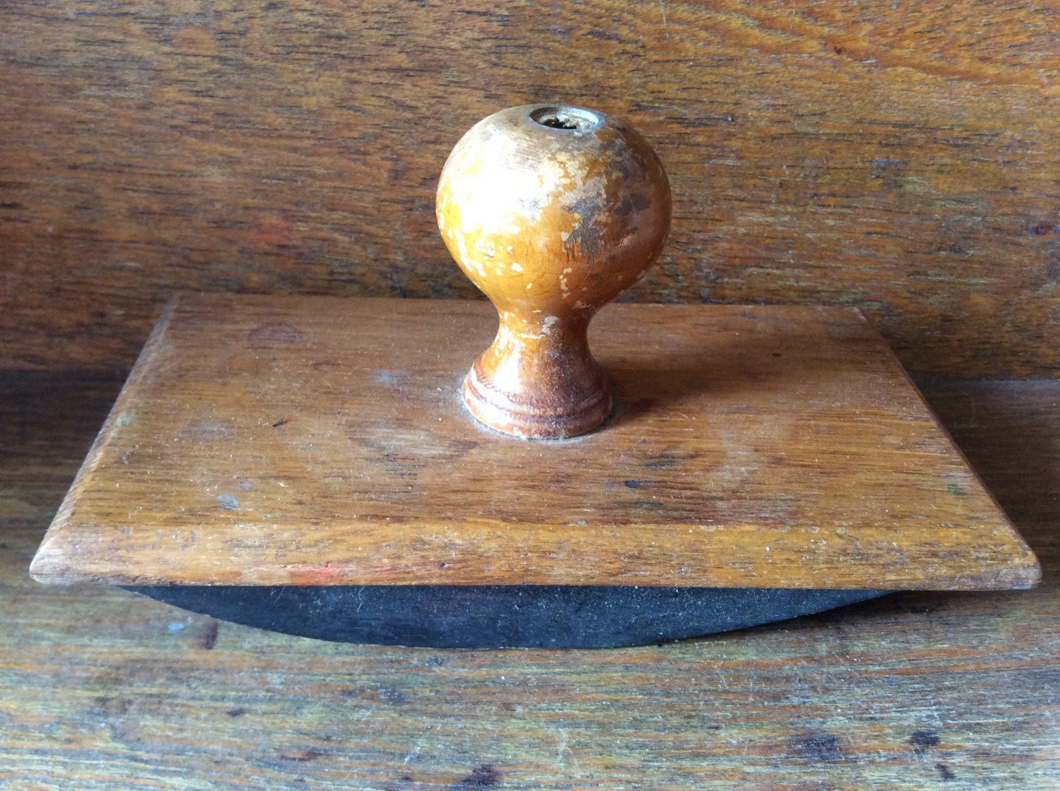 Vintage French wooden ink blotter wood base circa 1930-40’s / English ...