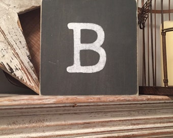 Letter block plaques | Etsy