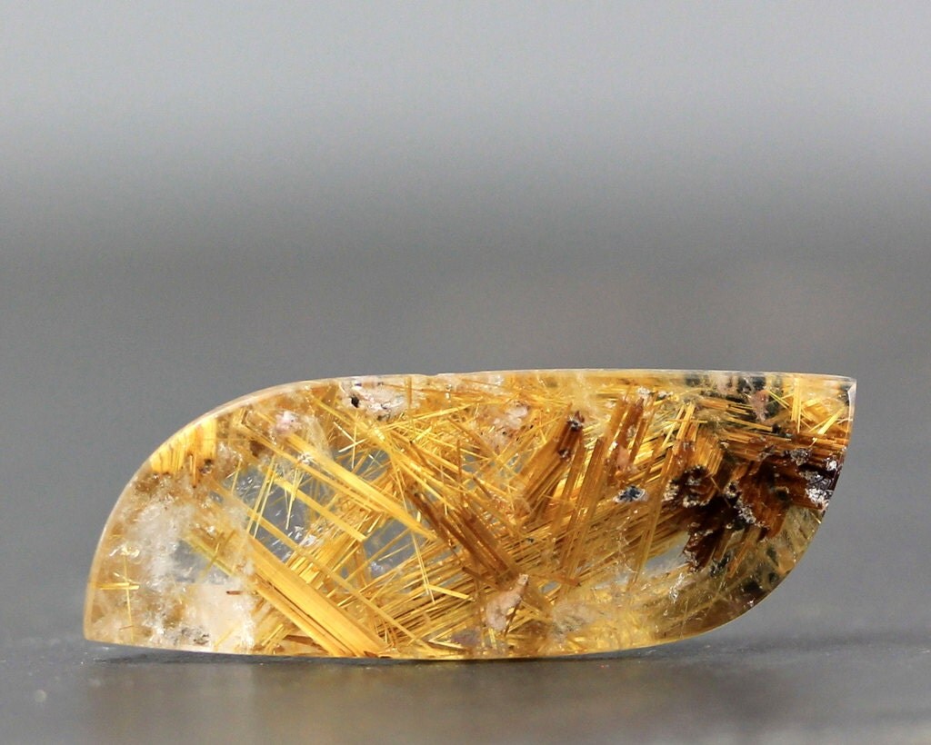 CLEARANCE Gold Rutilated Quartz Natural Brazilian Gemstone