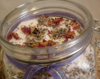 Botanical bath salts | Etsy
