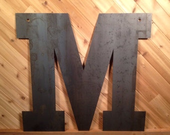 Large letter m | Etsy