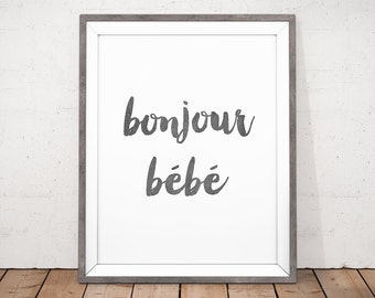 Bonjour bebe | Etsy