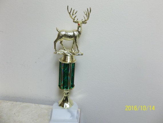 Christmas trophy Rudolph the Red Nosed Reindeer engraved