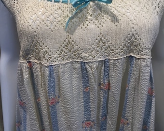 Peasant Blouse Dress Nightie pattern Hearts for Hearts