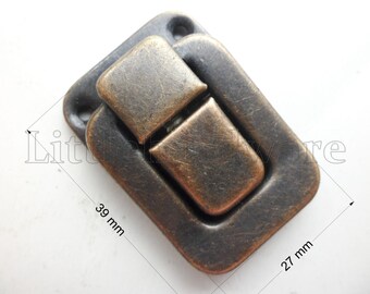 30mmx36mm lock latch small box hardware jewelry box latch gift